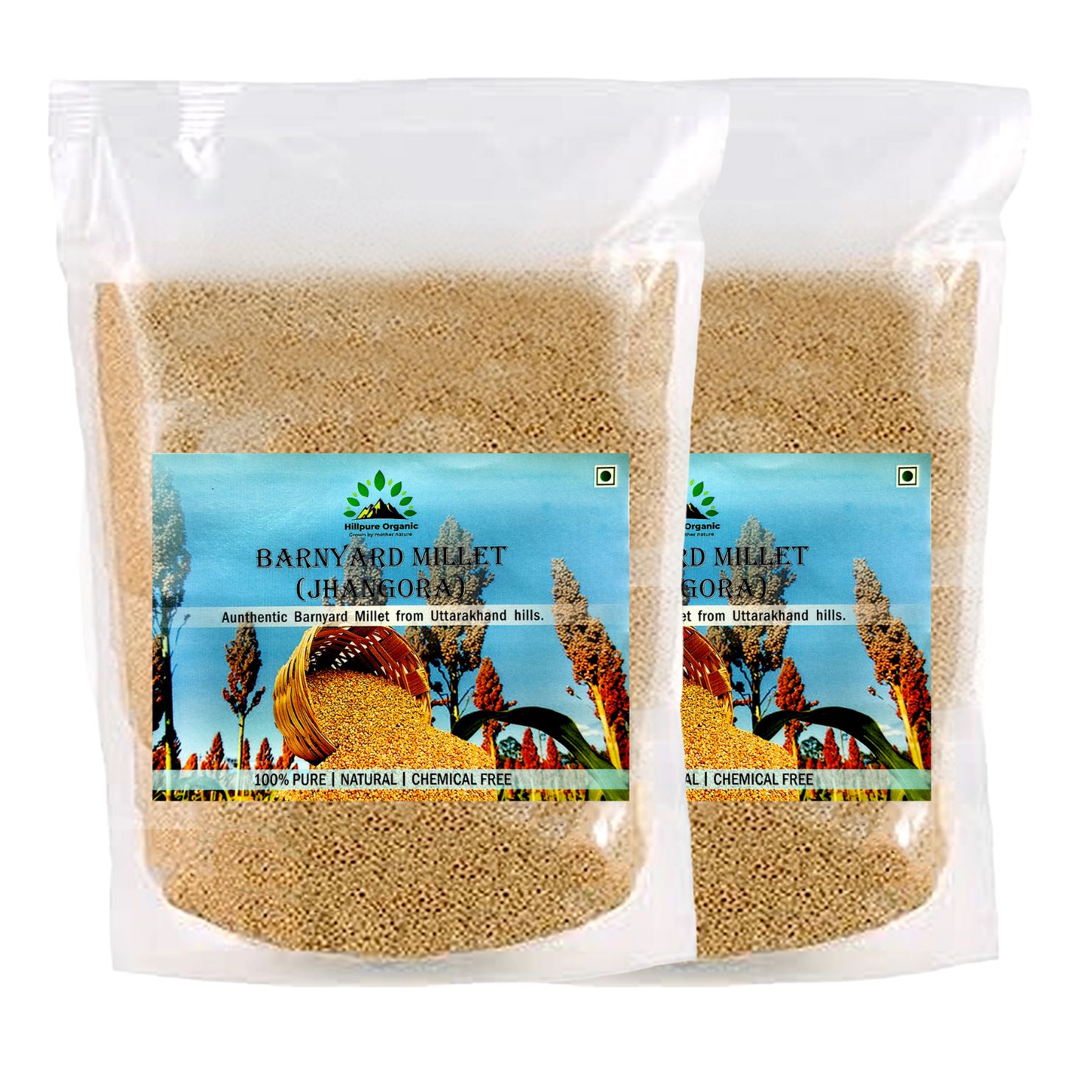 Hillpure Organic Barnyard Millet, Natural Grains, Unpolished, Sanwa ...